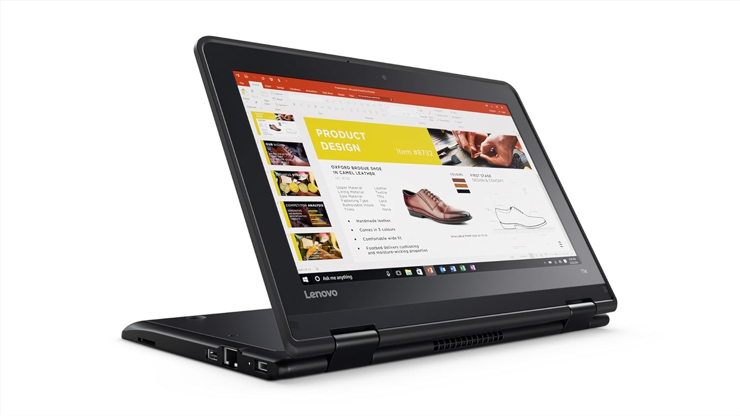 Lenovo Thinkpad Yoga 11e 11.6" Convertible PC Celeron Quad Core 4GB RAM 128GB SSD HD Touchscreen HDMI Webcam Windows 10 Pro (Renewed)