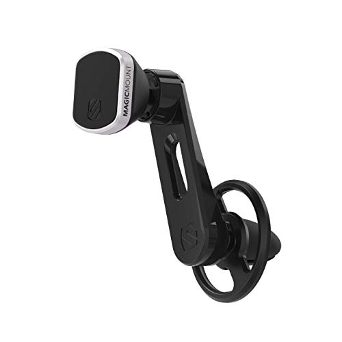 Scosche MM2VP2SR-SP MagicMount Pro Magnetic FreeFlow Vent Mount Holder Phone Mount for Car, Neodymium Magnet, Adjustable Rotating view, Back