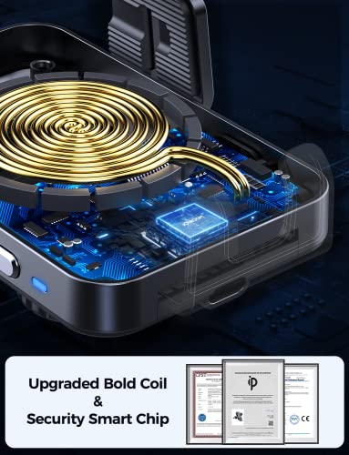Wireless Car Charger,【1s Auto-Clamping & Never Fall Off】 15W Qi Fast Charging, Air Vent Car Phone Mount Wireless Charging for iPhone 13 Pro Max/13Pro/13/12/11, Samsung Galaxy S22 Ultra/S22/S21, etc