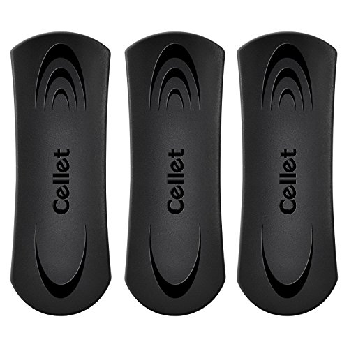 Cellet Replacement Removable Spring Clip - 3 Pack- specifically for Cellet Noble and Teramo Bergamo belt clip phone cases with removable spring clips-Note: not for HM Non removable clips