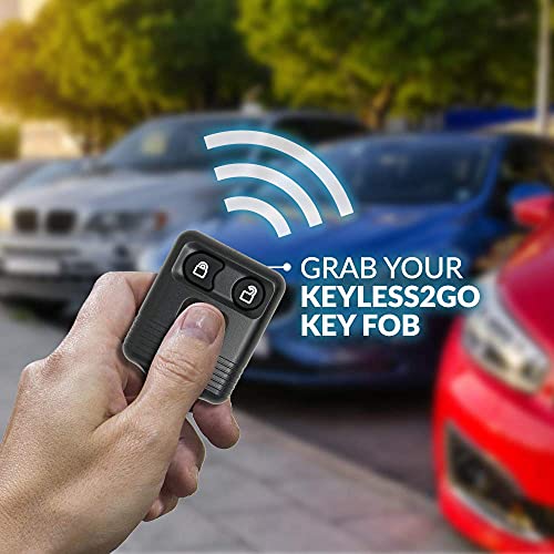 Keyless2Go Replacement for Keyless Entry Car Key Fob Vehicles That Use 3 Button CWTWB1U331, Self-programming with New Uncut 80 Bit Transponder Ignition Car Key H92 H84 H85