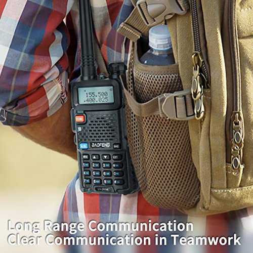 BaoFeng UV-5R Radio 8W Ham Radio Handheld uv5r Dual Band Rechargeable Two Way Radio with Extra 771 Antenna Programming Cable Full Kits,2Pack