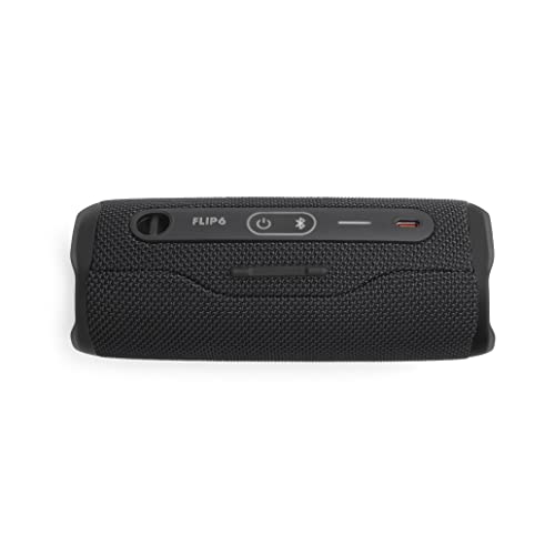JBL Flip 6 - Portable Bluetooth Speaker, Powerful Sound and deep bass, IPX7 Waterproof, 12 Hours of Playtime- Black (Renewed)