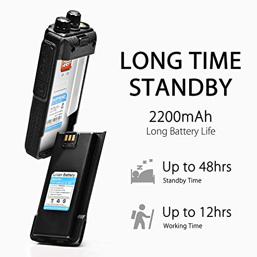 Baofeng DM-1701 Dual Band Dual Time Slot DMR/Analog Two Way Radio, VHF/UHF 3,000 Channels Ham Amateur Radio w/Free Programming Cable, Charger and PTT Earpiece