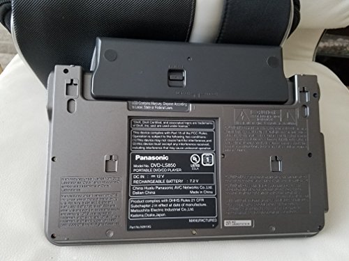 Panasonic DVD-LS850 Portable DVD Player with 8.5" Diagonal Widescreen LCD - Deluxe Version includes Carry Case, Car Headrest Bracket, DC Adapter & 6 -Hour Battery