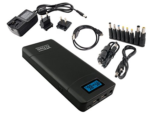 XTPower XT-20000QC3 PowerBank Modern DC/USB Battery with 20100mAh - 5V USB incl. Quick Charge 3.0 - DC 12V to 24V for Laptops, Tablets, Samsung, iPhone, and More!