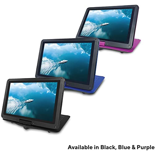 Core Innovations CPD144PR Portable DVD Player - 14.1" Display - 1280 x 800 - Purple