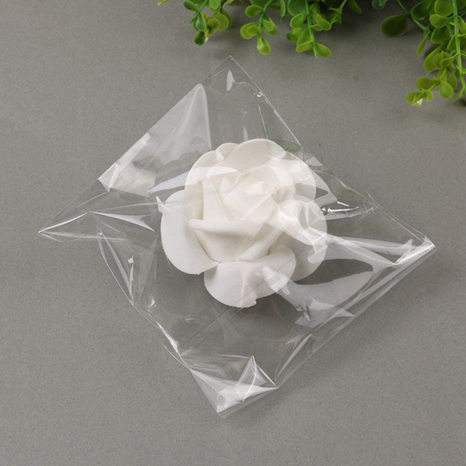 Cookie Bags for Packaging,4x6 Inches Clear Self Sealing Cellophane Bags Self Adhesive Individual Cookie Bags for Gift Giving,100Pieces