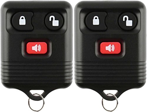 KeylessOption Keyless Entry Remote Control Car Key Fob Alarm for Ford Lincoln Mercury CWTWB1U345 (Pack of 2)