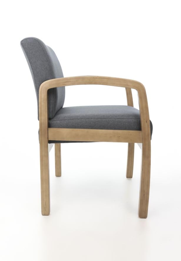 Boss Office Products Chairs Guest Seating, Slate Grey