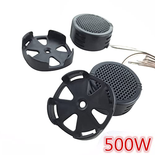 DriSentri Car Tweeters, 2pcs 500W High Efficiency Mini Dome Tweeter Speakers for Car Audio System