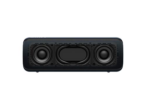 Sony SRS-XB32 Portable Bluetooth Speaker: Compact Wireless Party Speaker with Multicolor Lights and Flashing Strobe - Loud Audio for Phone Calls -Waterproof and Shockproof Bluetooth Speakers - Grey
