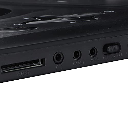 Zunate 12" Portable DVD Player, Small TV Player with 270° Rotation Screen, LCD Wide Screen Display Mobile DVD Player for Home, Office, Car (Black)