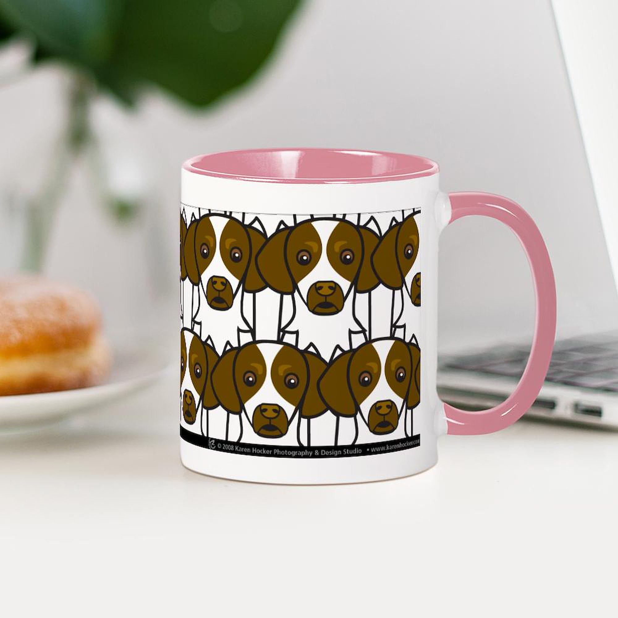 CafePress Brittany Spaniels Mug Ceramic Coffee Mug, Tea Cup 11 oz