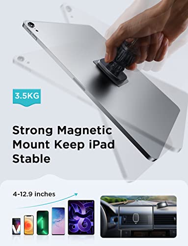 LISEN Magnetic Phone Holder for Car Cell Phone Magnet for Car Magnetic Car Mount 6 Strong Magnets Universal Vent Phone Mount for Car Compatible with All 4β-13β Tablets & Smartphones