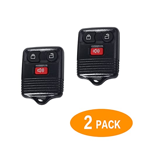 Banseko 2 Replacement Keyless Entry Remote Control Key Fob Clicker Transmitter,fits Ford, Lincoln, Mercury, Mazda F150 F250 F350