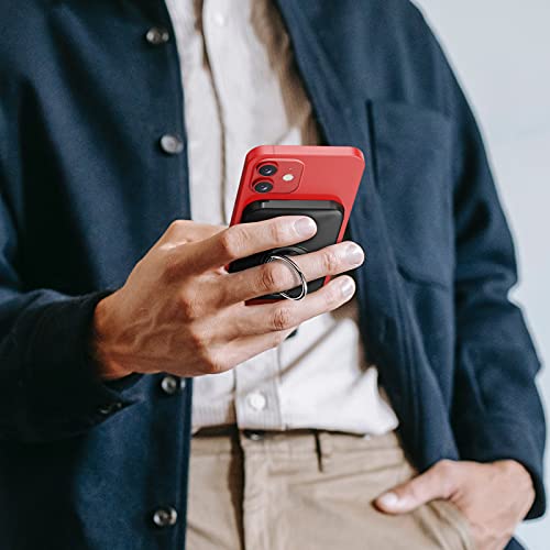 iWALK Magnetic Wireless Power Bank, 6000mAh Portable Charger with Finger Holder, Stronger Magnet Stick for Phone with Unique Mag-Suction Tech, Only Compatible with iPhone 14/13/12 Pro Max