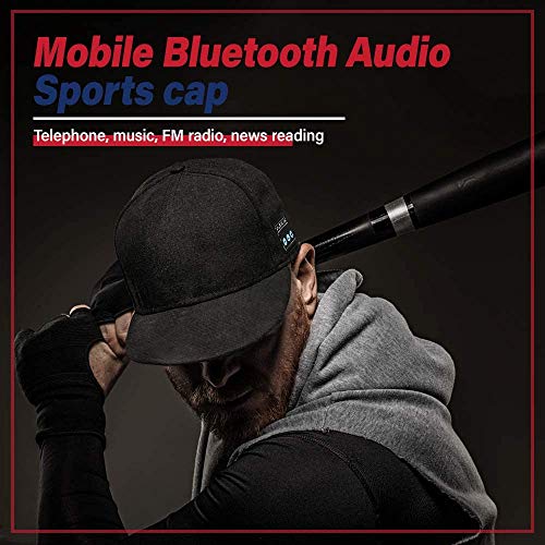 EDYELL Hat with Bluetooth Speaker Adjustable Bluetooth Hat Wireless Smart Speakerphone Cap for Outdoor Sport Baseball Cap is The Birthday Gifts for Men/Women/Boys/Girls