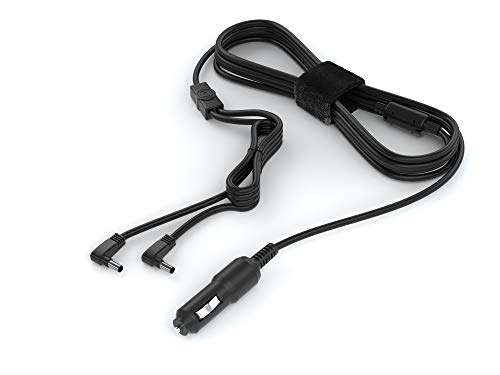 PWR+ Car Charger Replacement for NaviSkauto WONNIE Milanix Proscan Sylvania Philips Dual Screen Portable DVD Player DC Adapter Auto Power Supply Extra Long 11 Ft Cord