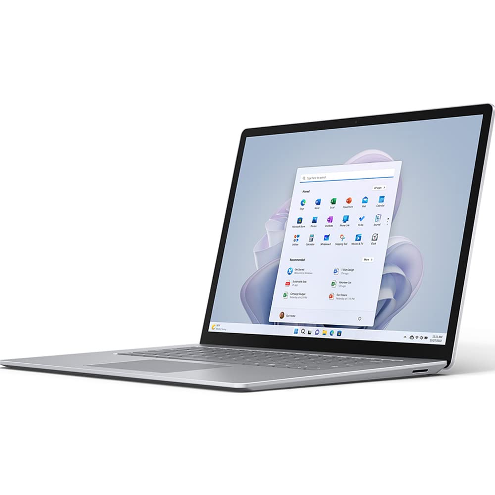 Microsoft RBY-00001 Surface Laptop 5 15" Intel i7, 8GB/256GB Touch, Platinum Bundle 365 Personal 15 Month Subscription