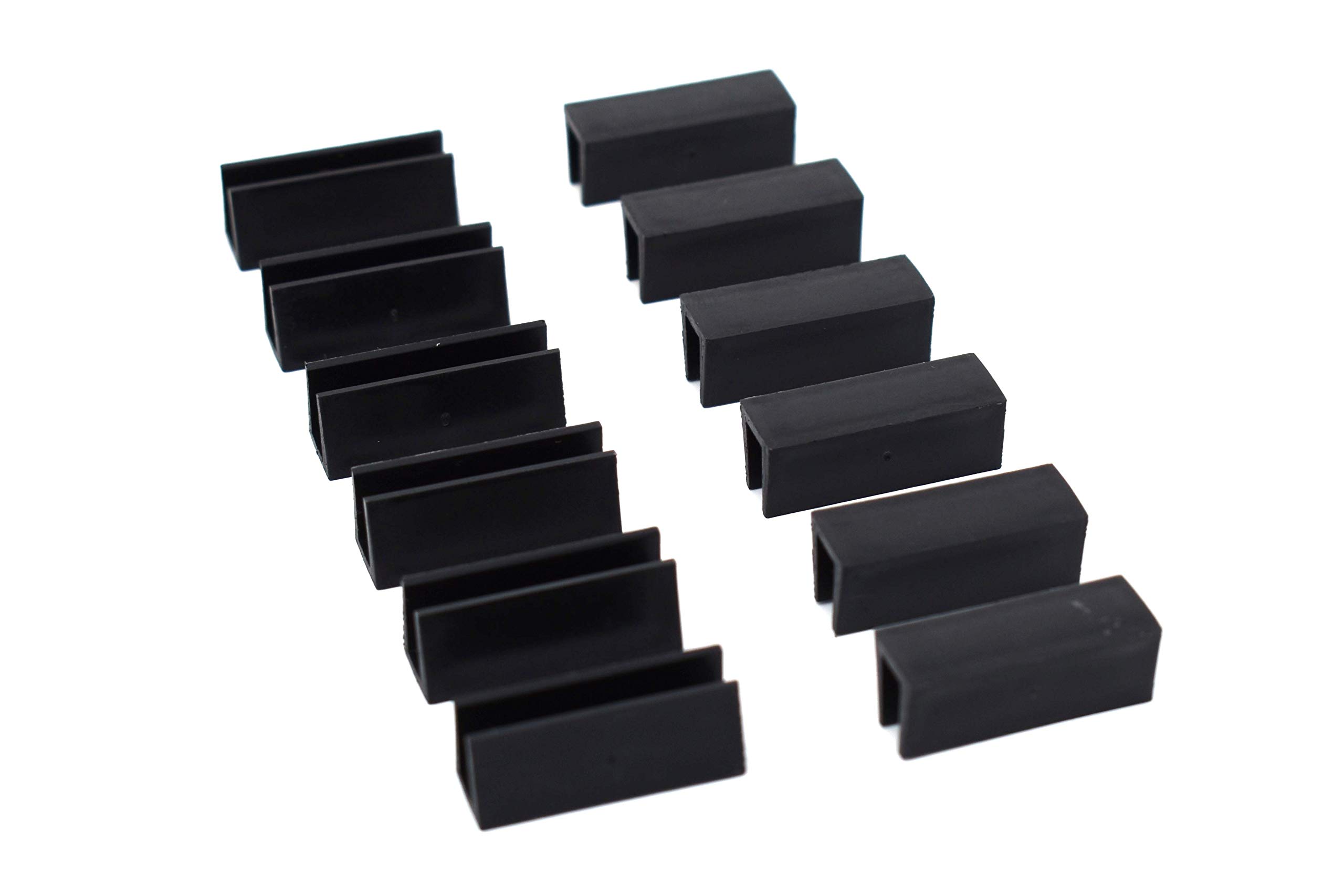 Lucas Toys Train Track Clips for Lionel O-Gauge FasTrack Tracks, Pack of 12 (Tracks NOT Included)