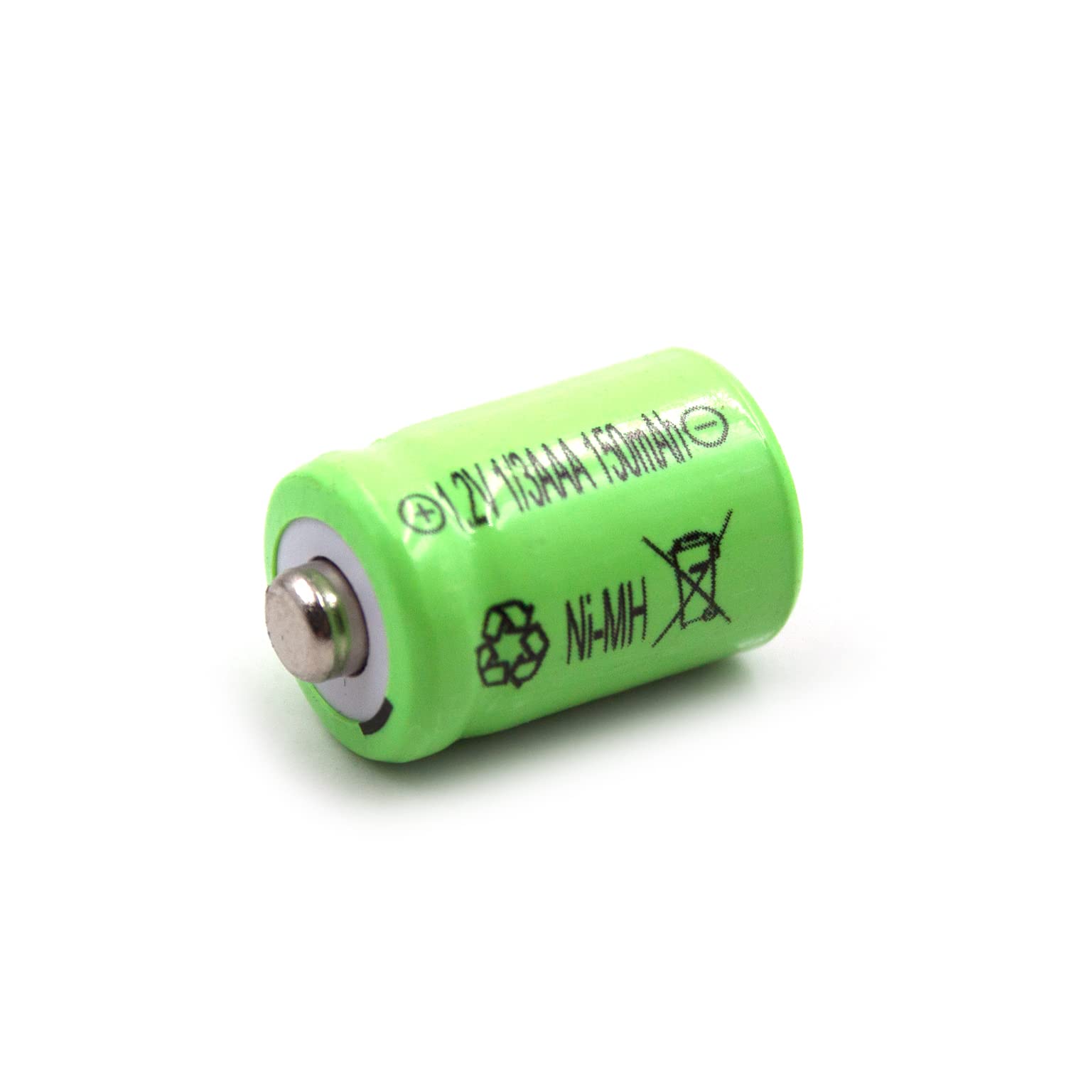 Lunggwey (10-Pack) 1/3AAA 1.2V 150mAh Ni-MH Batteries Replacement for Solar Lights, Outdoor Garden Lights, 1/3AAA-150NM-NT, GP-17AAAH, Sanyo N-50AAA, GP 1/3AAA-170NM