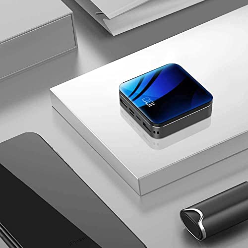 T-CORE Power Bank 10000mAh Portable Charger,Smallest External Battery Lightest Ultra Compact High Speed 2USB Cell Phone Mobile Pack for iPhone Xs 8 7 6 Samsung Galaxy Note S9 iPad Tablet-Black