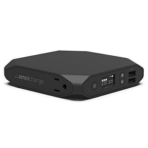 Omni 20+ 20000mah Laptop Power Bank | AC/DC/USB-C/Wireless Battery Backup for Laptops:MacBook Pro/iPad Pro/Dell/Surface | Cameras:Canon/Nikon/DSLR/DJI Drones | Smart Devices:iPhone/Samsung
