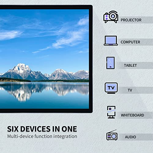 TouchWo 43 inch Interactive Touchscreen Monitor, Smart Board with 16:9 Display 1080P, Android 11 Touchscreen Electronic Whiteboard for Office and Classroom, RAM 4G & ROM 32G