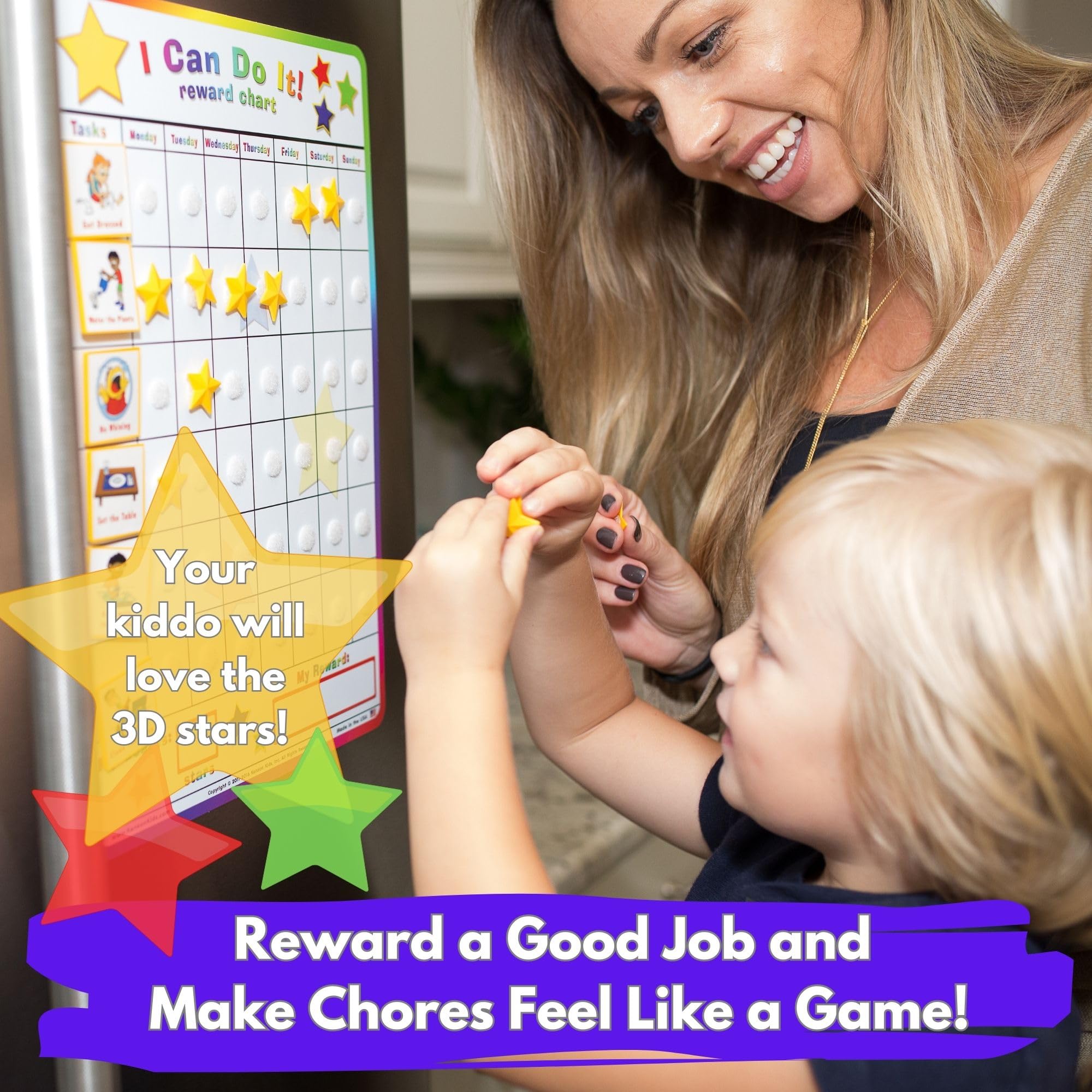 Kenson Kids "I Can Do It" Reward and Responsibility Chart, 11 X 15.5-Inch