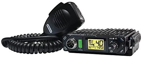 President Electronics Bill II FCC Ultra-Compact AM/FM CB Radio, Black, TXUS101