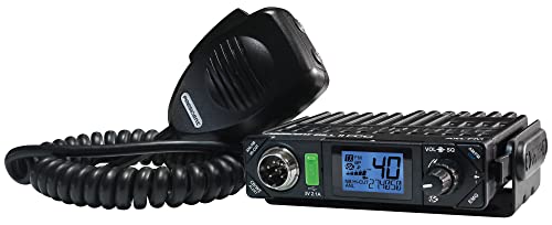 President Electronics Bill II FCC Ultra-Compact AM/FM CB Radio, Black, TXUS101