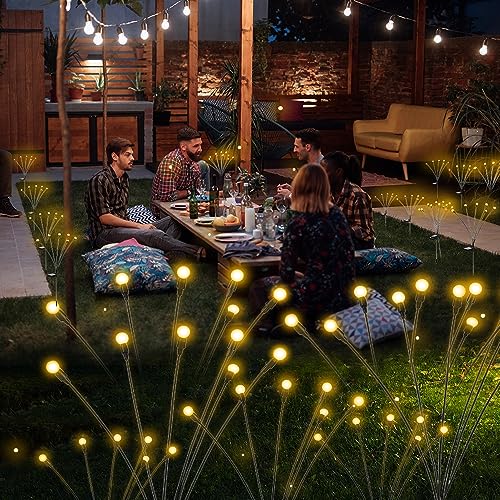 Solar Garden Lights : Solar Lights for Outside Illuminate Outside Spaces with Bright, Beautiful Light, Ideal for homeowners, Gardening Enthusiasts and Parents!(2pack 20LED)
