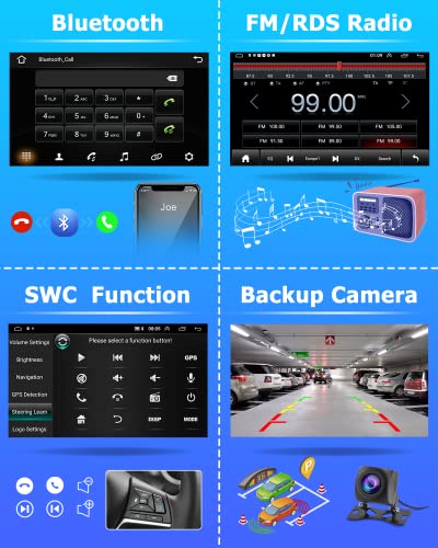 2G+32G for Honda Civic 2001-2005 Radio, Hikity Android 11 Car Stereo Wireless Apple Carplay Android Auto, 9 Inch Touch Screen Car Radio with Bluetooth/GPS Navigation/WiFi/HiFi/Split Screen