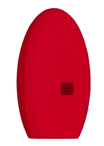 KAWIHEN 2 Pcs Silicone Key Fob Cover Fit for Armada Murano Maxima Altima Sedan Pathfinder 5 button 285E3-3TP5A KR5S180144014(black red)