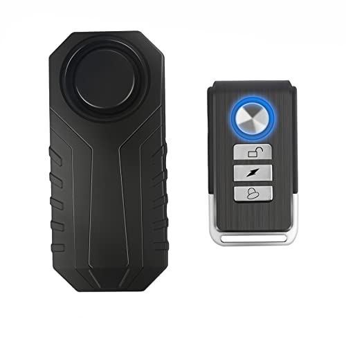 SINGARO 113dB Bike Alarm, Wireless Waterproof Bike Alarm with Remote Control, Anti-Theft Bicycle and Motorcycle Alarm, Car Exterior Accessories