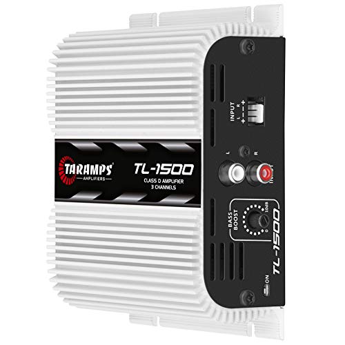 Taramps TL 1500 3 Channels 390 Watts Rms Car Audio Amplifier 2 Ohm