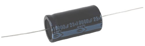 NTE Electronics NEH47M63CC Series NEH Aluminum Electrolytic Capacitor, 20% Capacitance Tolerance, Axial Lead, 47µF Capacitance, 63V