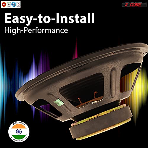 5Core 10" inch Subwoofer Replacement DJ Speaker Car Sub Woofer 1000W PMPO Dual 8 Ohm WF 10120