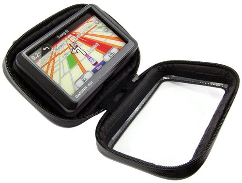 ChargerCity Sirius XM Satellite Radio Motorcycle Mount w/Water Resistant Case and Handle Bar Mount (fit bar up to 1.35 inches)