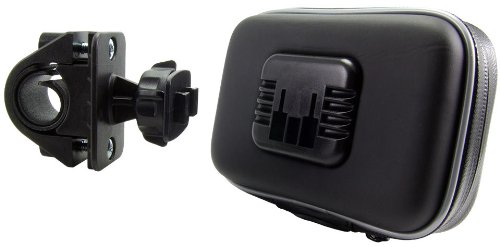 ChargerCity Sirius XM Satellite Radio Motorcycle Mount w/Water Resistant Case and Handle Bar Mount (fit bar up to 1.35 inches)