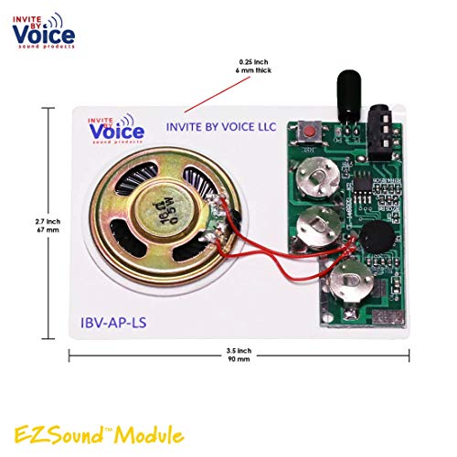 EZSound Module - Light Activated - Easy to Record - 120 Seconds Recording - High Sound Quality