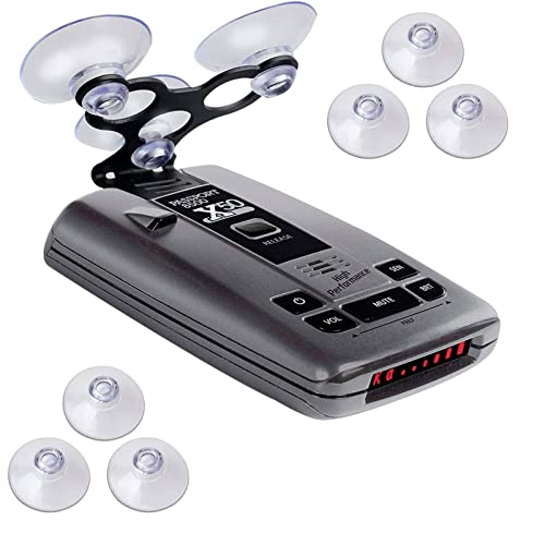 YeeBeny 10 Pcs Detectors Suction Cups for Clear Cobra Escort and Beltronics Radar Detector Mount,AutoBoxClub Mount EZ Pass Holder Suction Cup Thick Professional Strength Sucker Pads