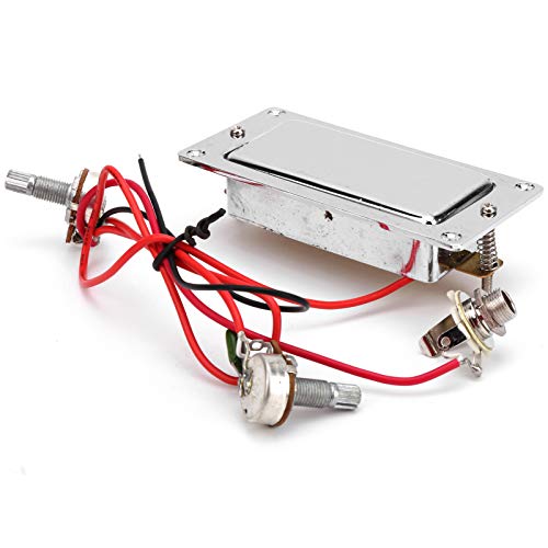 Electric Guitar Double Coil Pickup with Harness 1V1T Control Output with Volume Tone Pots Accessory for Guitar Accessory