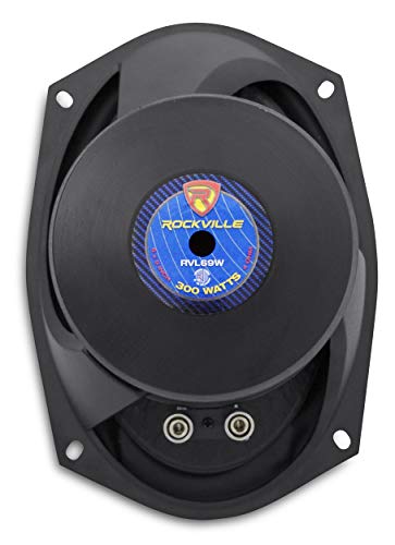 Rockville (2) RVL69W 6x9 600w Cast Aluminum Car Subwoofers Sub Woofers