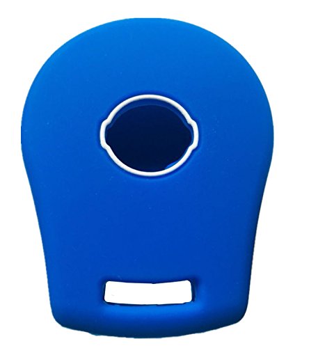 Rpkey Silicone Keyless Entry Remote Control Key Fob Cover Case protector Replacement Fit For Nissan Armada Cube Frontier Juke Murano Pathfinder Quest Rogue Select Sentra Titan Versa Note Xterra (blue)