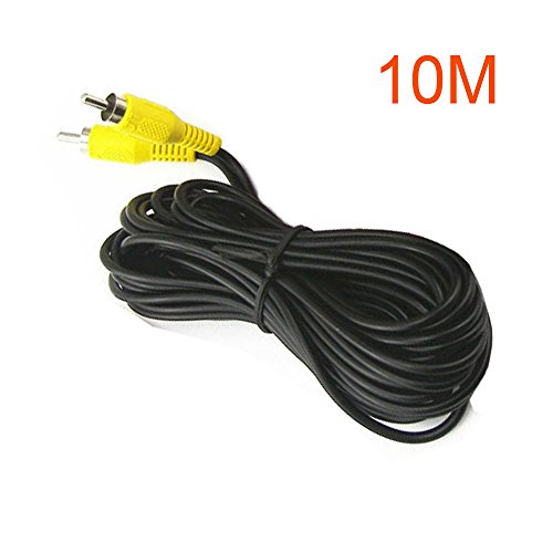 30FT 10M AV to AV RCA to RCA AV Reverse Rear View Parking Camera Video Extension Cable for Long Truck Bus
