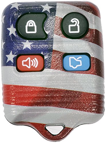 Dorman 13607US Keyless Entry Transmitter Cover Compatible with Select Ford / Lincoln / Mercury Models, Red; White; Blue