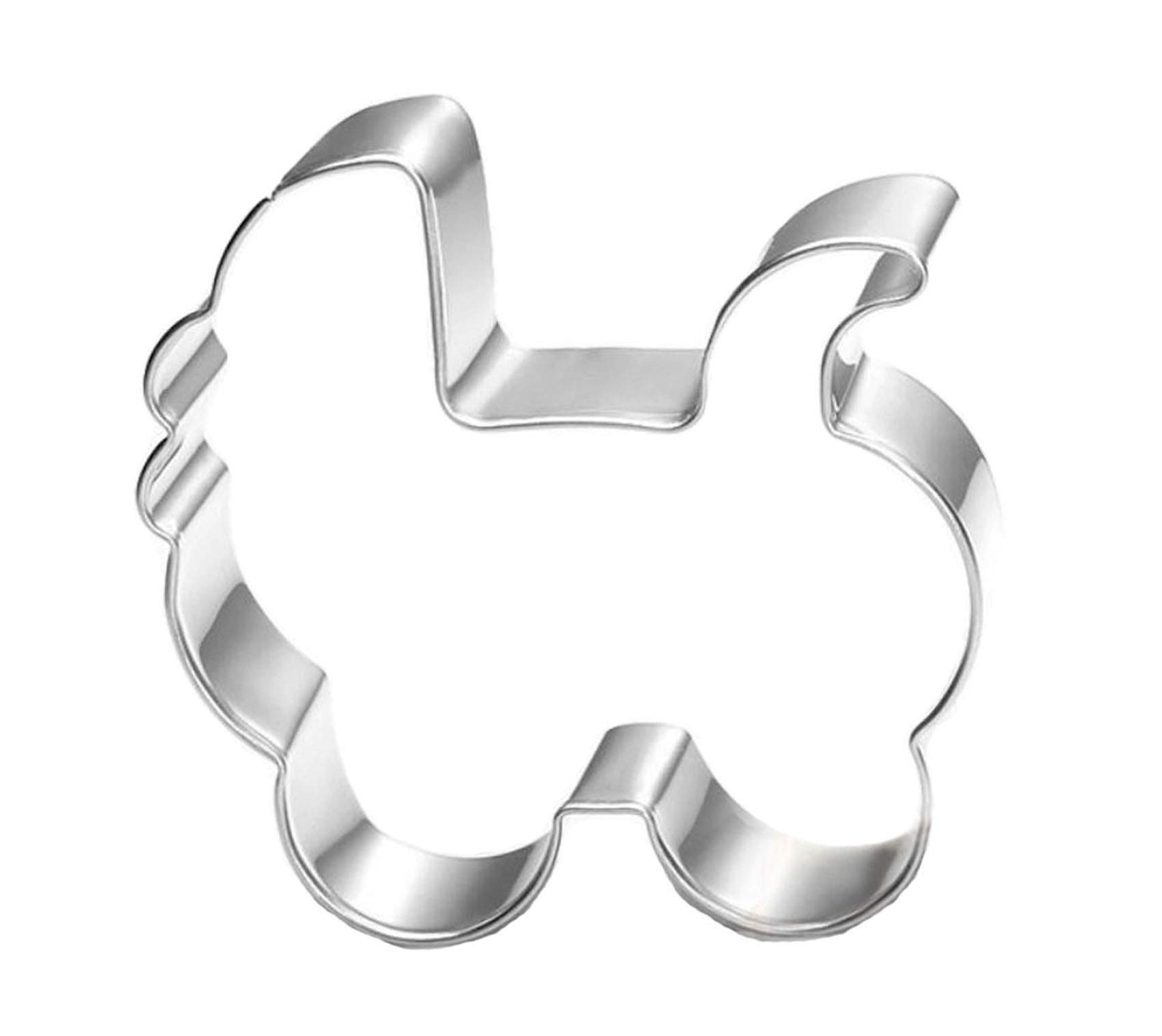 ZDYWY Baby Carriage Shaped Cookie Cutter for Baby Shower