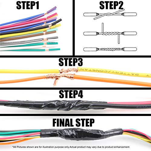 Xtenzi Replacement Harness for Pioneer Power Cord Harness Speaker Plug for DVD Receiver CDP1435 AVH-X8500BHS, X5500, X4500, X3500, X2500, X1500